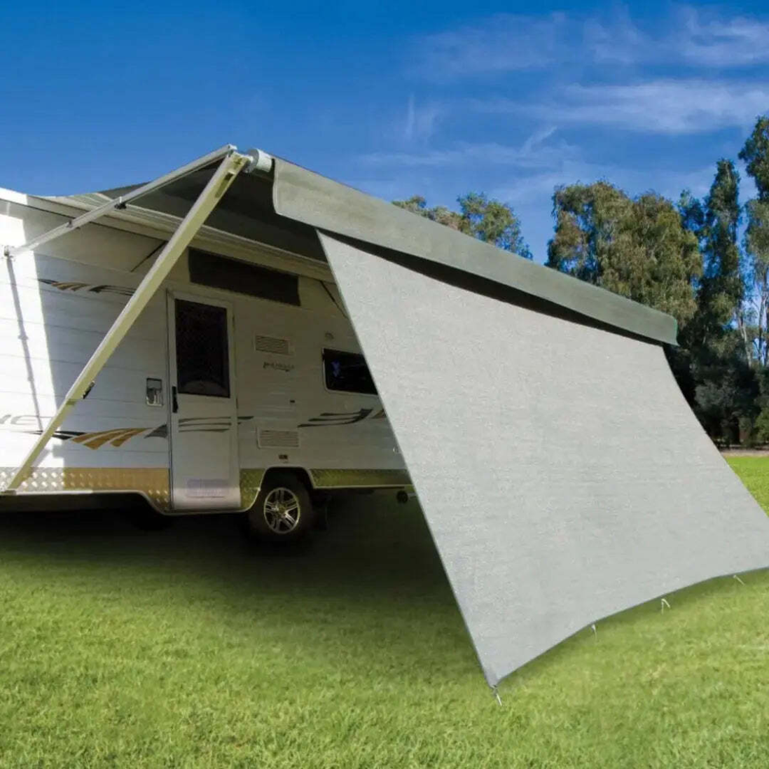 Caravan Awning Privacy Screens & End Drops | Shop Caravan Shade Screens ...