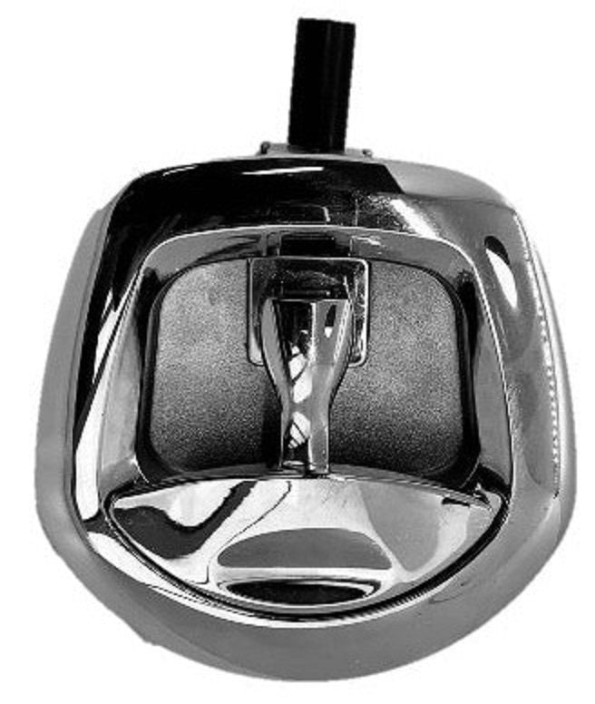 Whale Lock Chrome Handle Lockable Inc Spacer Screws & Rubber Seal