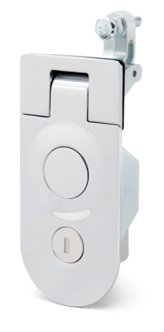 Compression Latch With Lock Chrome (30-45mm Grip Range)