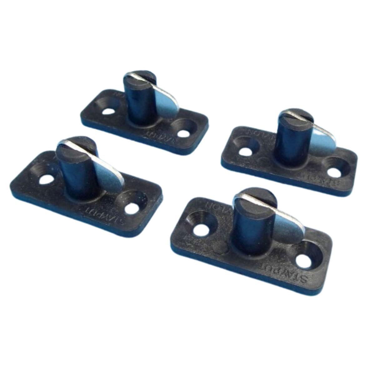 Supex Single Vertcal Metal Toggle Black 4Pk (66NB)
