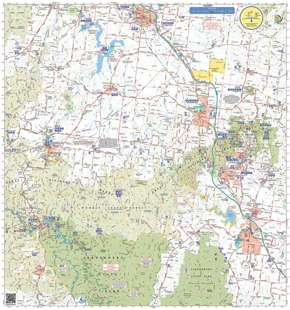Wombat State Forest 4WD Map