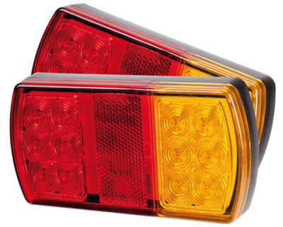 Roadvision LED Rear Combination Lamp 10-30V Stop/Tail/Ind/Ref Surface