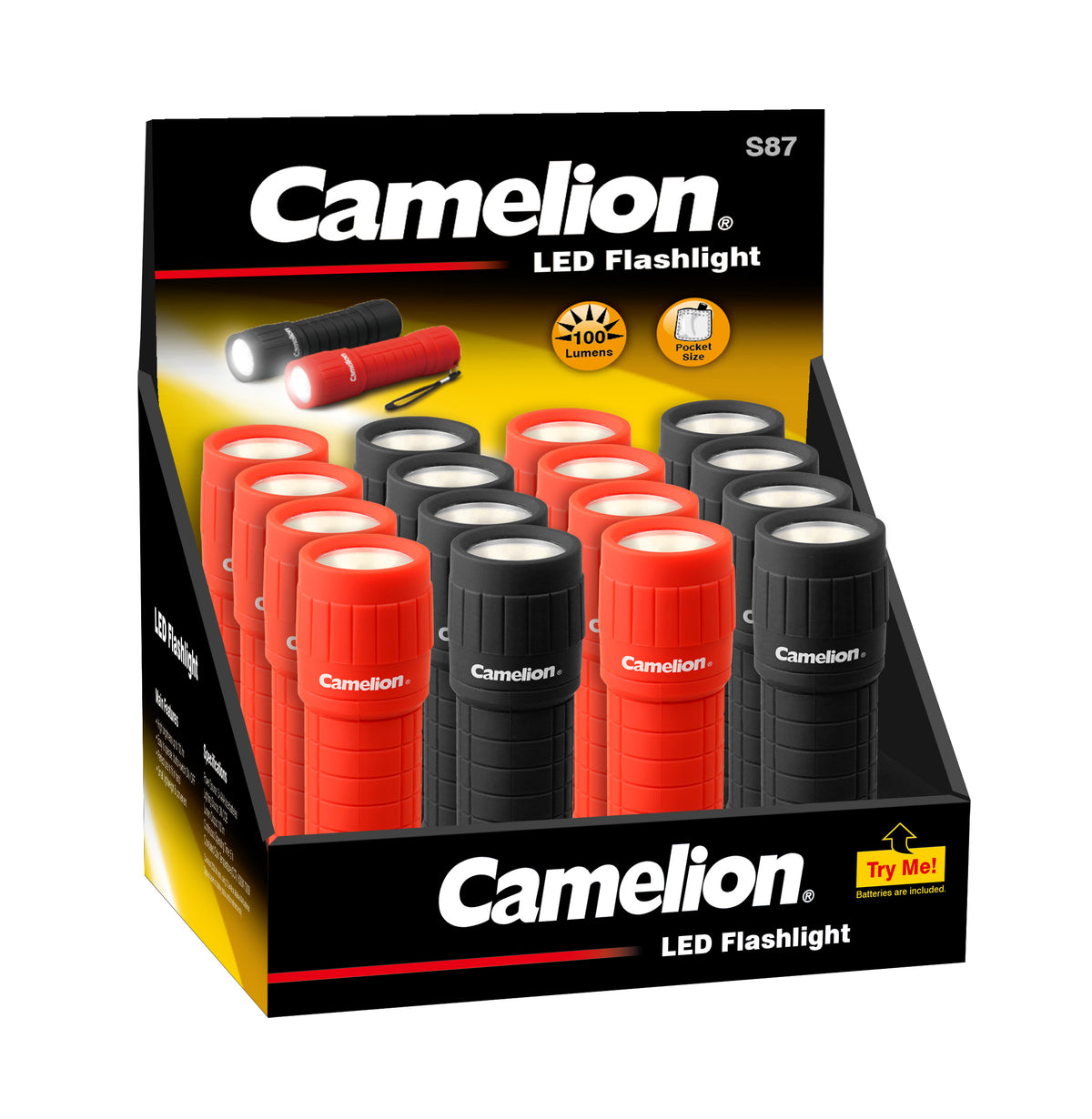 Camelion 9 LED Rubber Torch Weatherproof