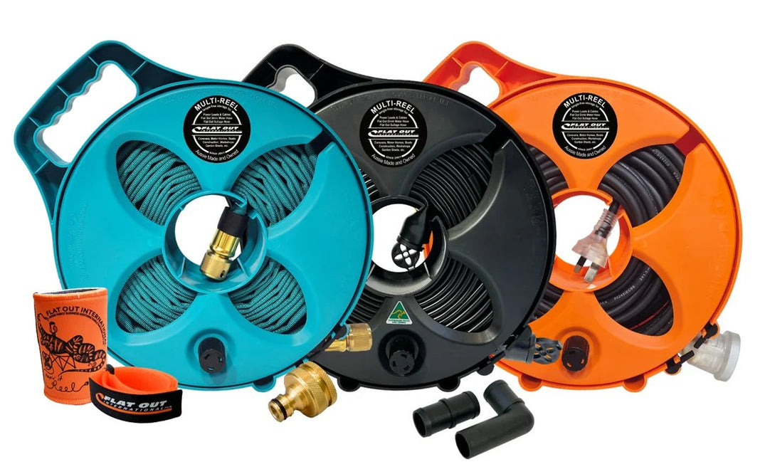 Flat Out Hoses | Flatout Multi Reels & Water Hoses — CARAC