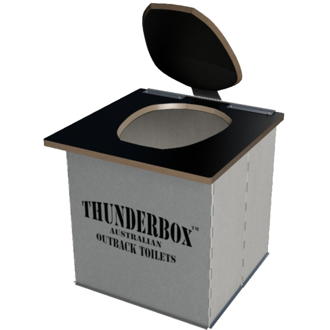 Jimmy's Thunderbox Camp Toilet Black Melamine