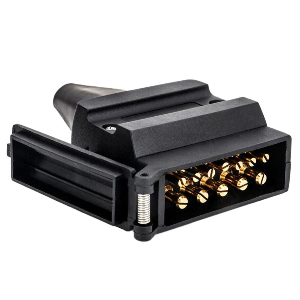 12 Pin Flat Plug Plastic Rubber Cap