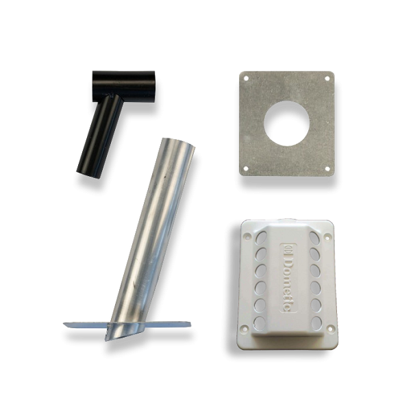 Dometic Gas Flue Kit (White) For 3-Way Fridges Over 100 Litres