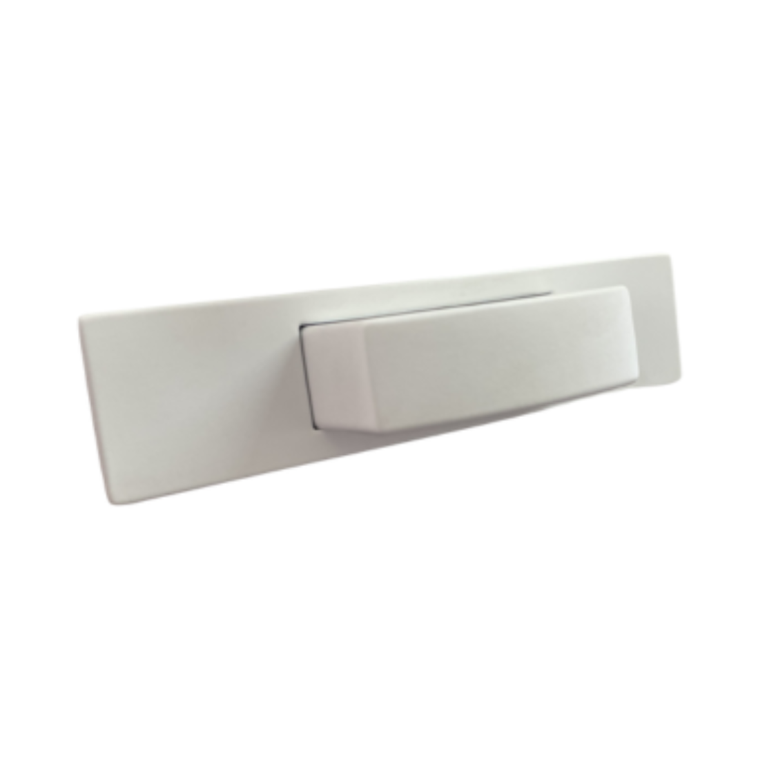 Flush Mount Cabinet Lock White