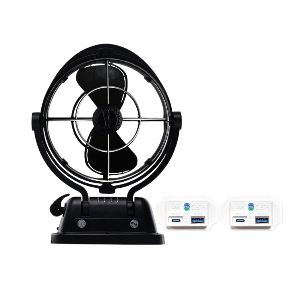 12V Fans - Shop Oscilating 12 Volt Fans For Caravans & Camping — CARAC