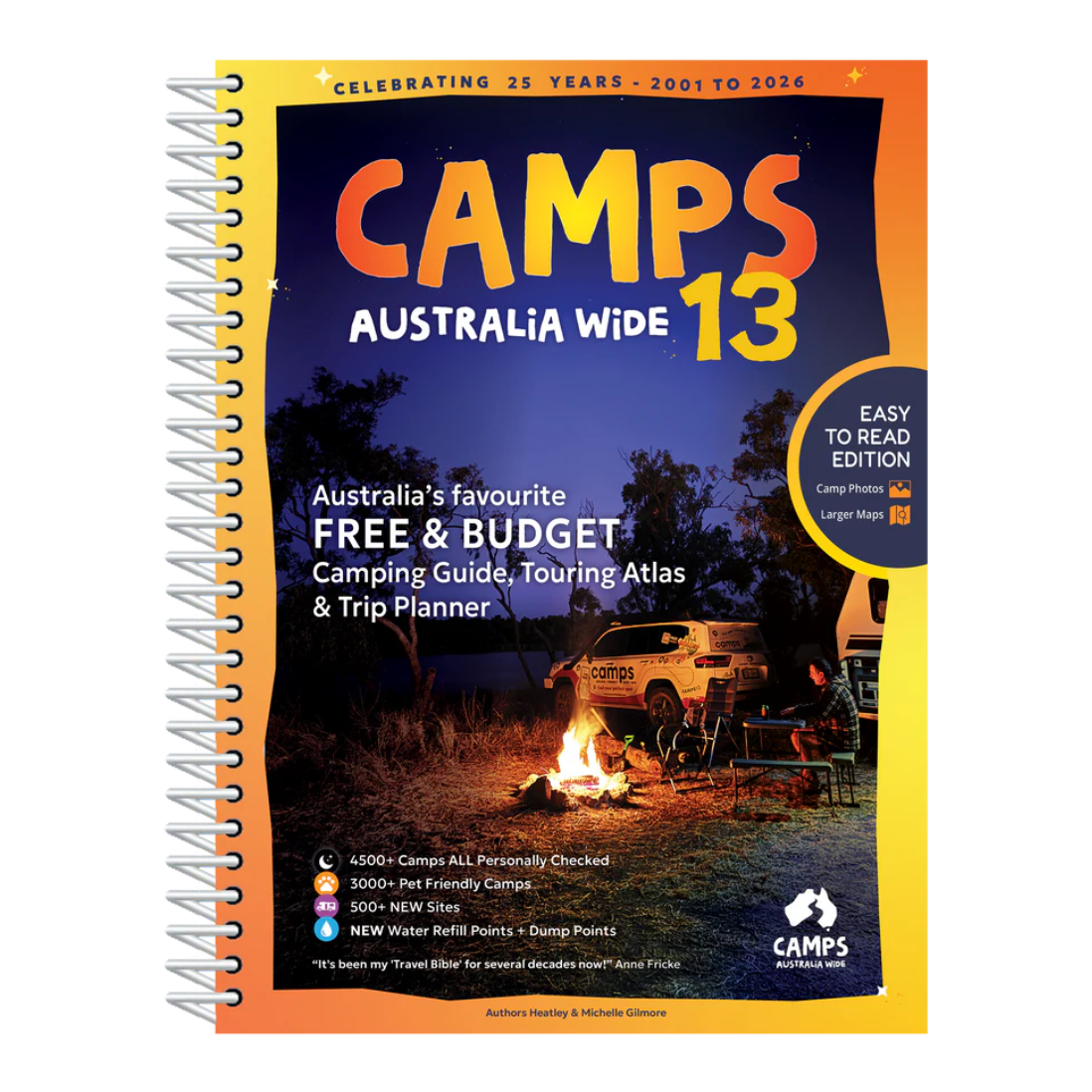 Camps 13 Spiral Easy To Read B4 With Camp Snaps