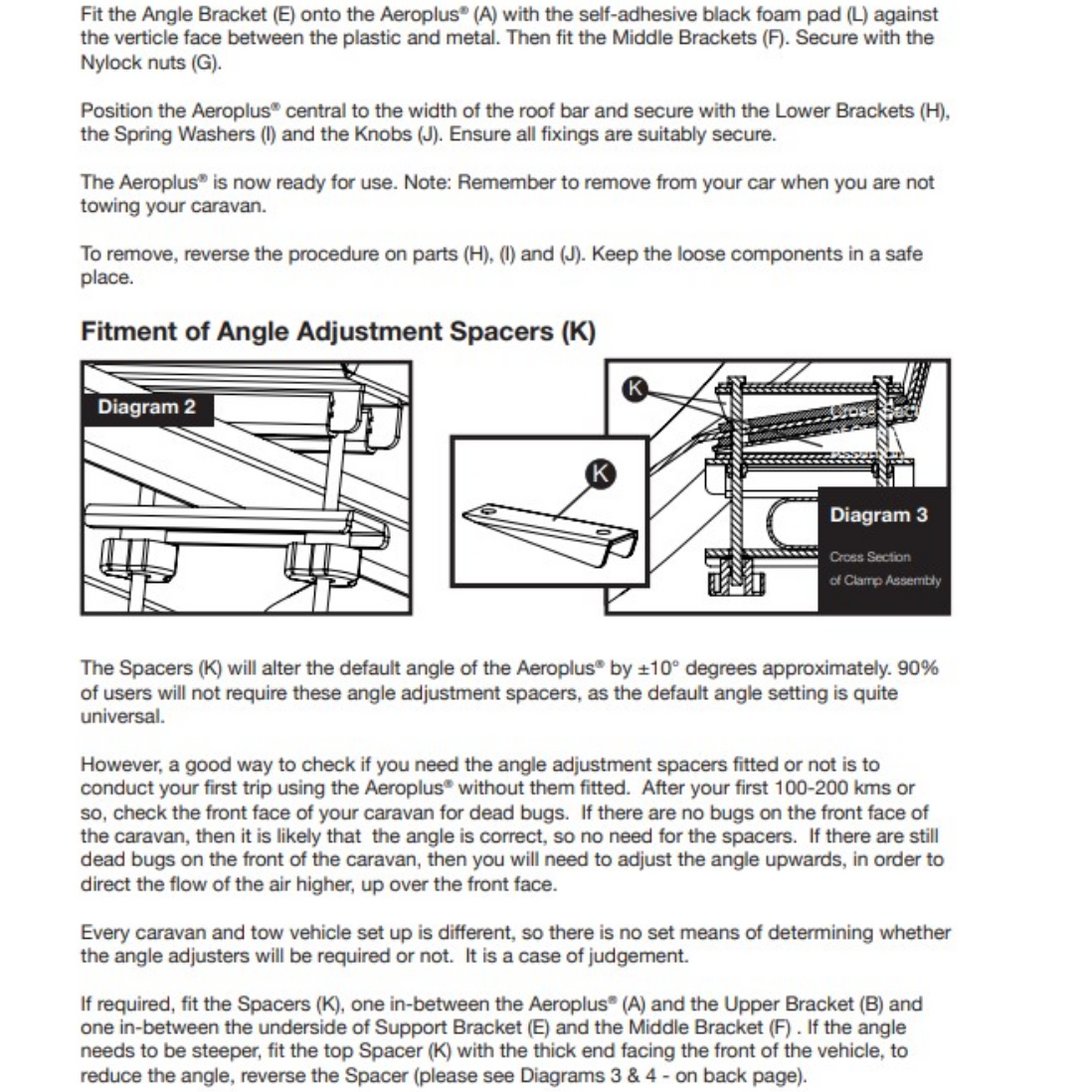 Aeroplus Caravan Wind Deflector