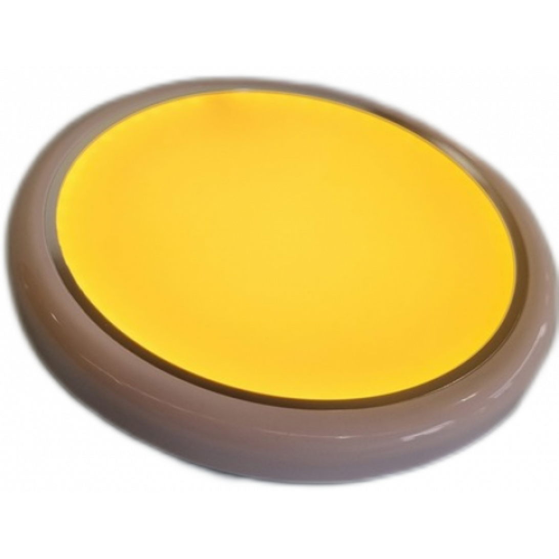 LED PANEL Interior White Bodied 12~24v Dome Lamp + Touch Switch CW & W
