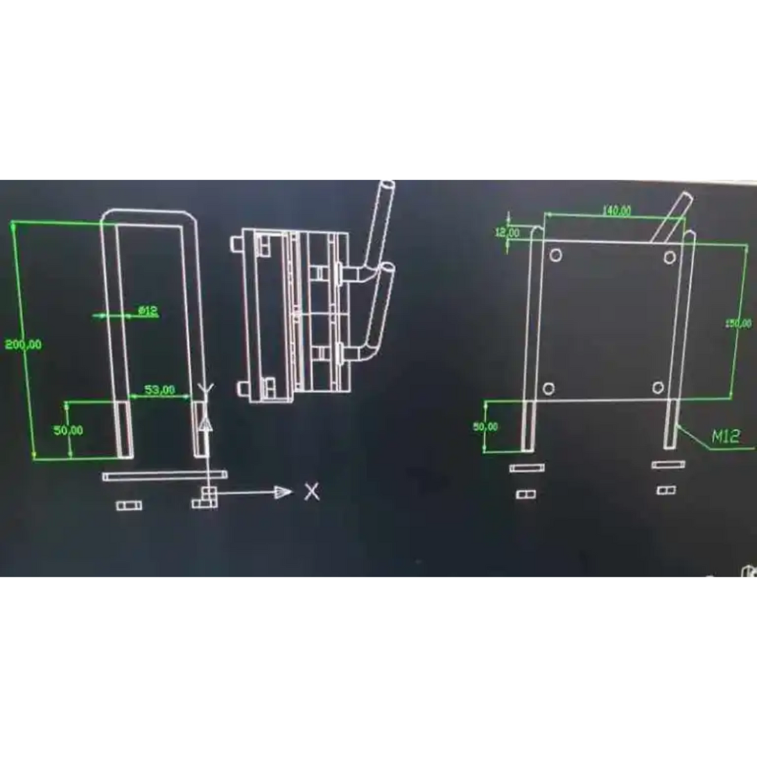 Optitec Double Clamp Bracket 150mm To Suit Optitec Remote Jockey Wheel