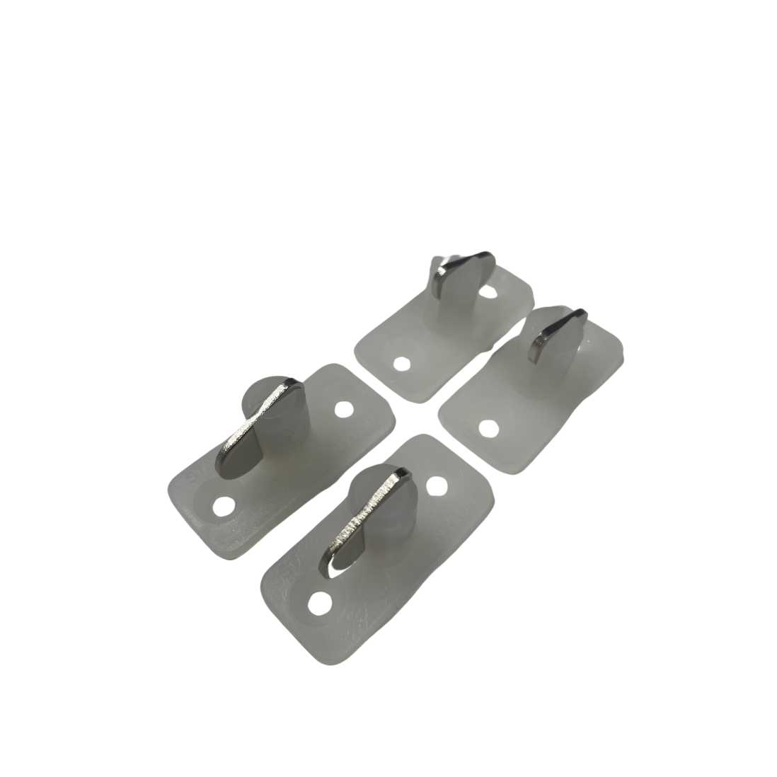 Supex Single Vertical Metal Toggle White 4Pk