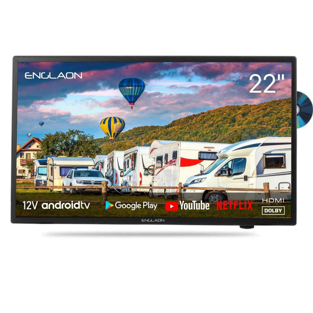 Caravan Televisions | 12V Smart TVs For Caravans — CARAC