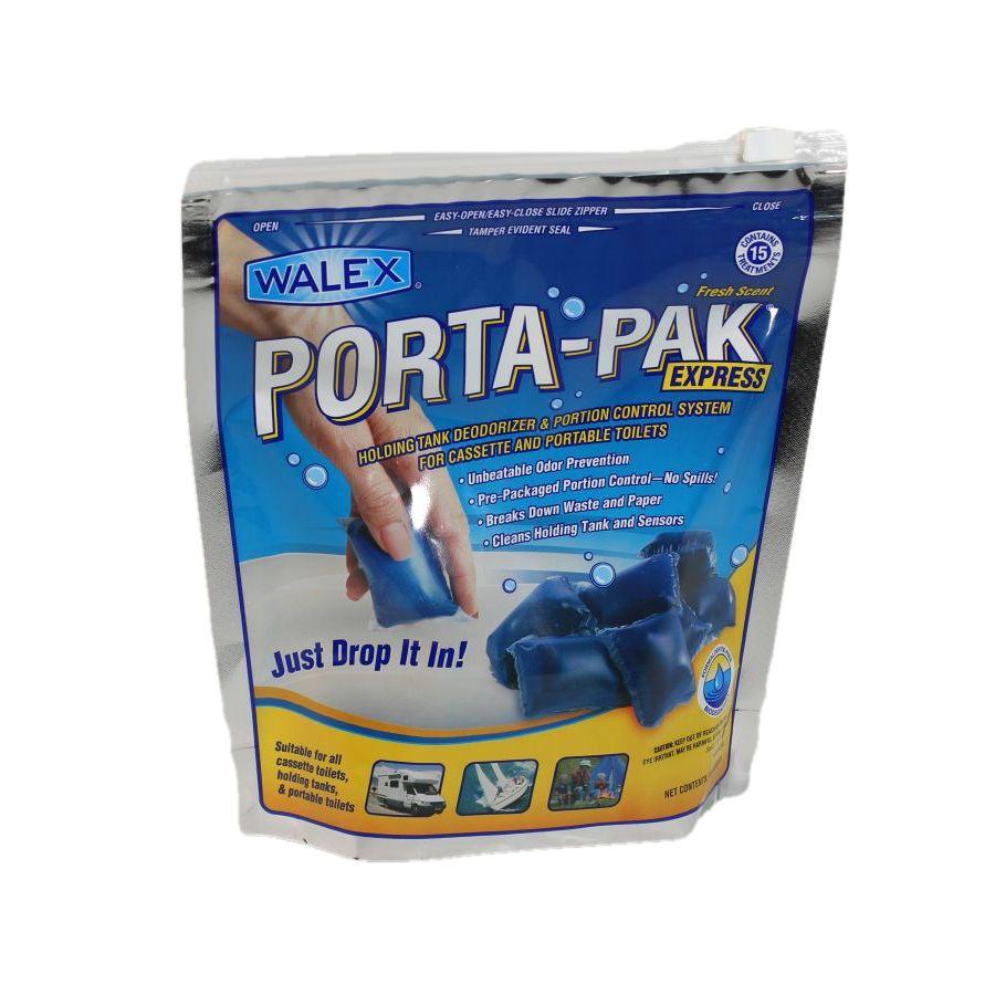 Walex Porta Pak Express Blue Fresh Scent - Soluable Sachets Pack 15