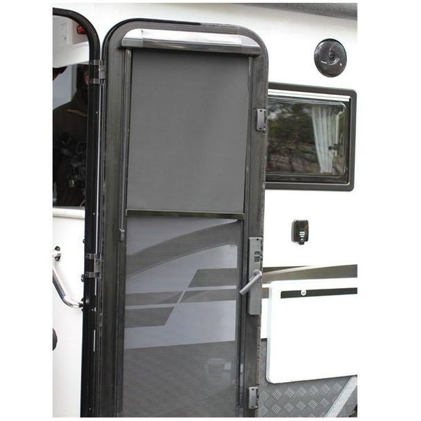 Caravan Door Blinds | Caravan Roller Door Blinds By Milenco — CARAC