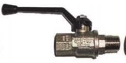 Full Bore Brass Ball Valve 3/8" M&F Lever Handle