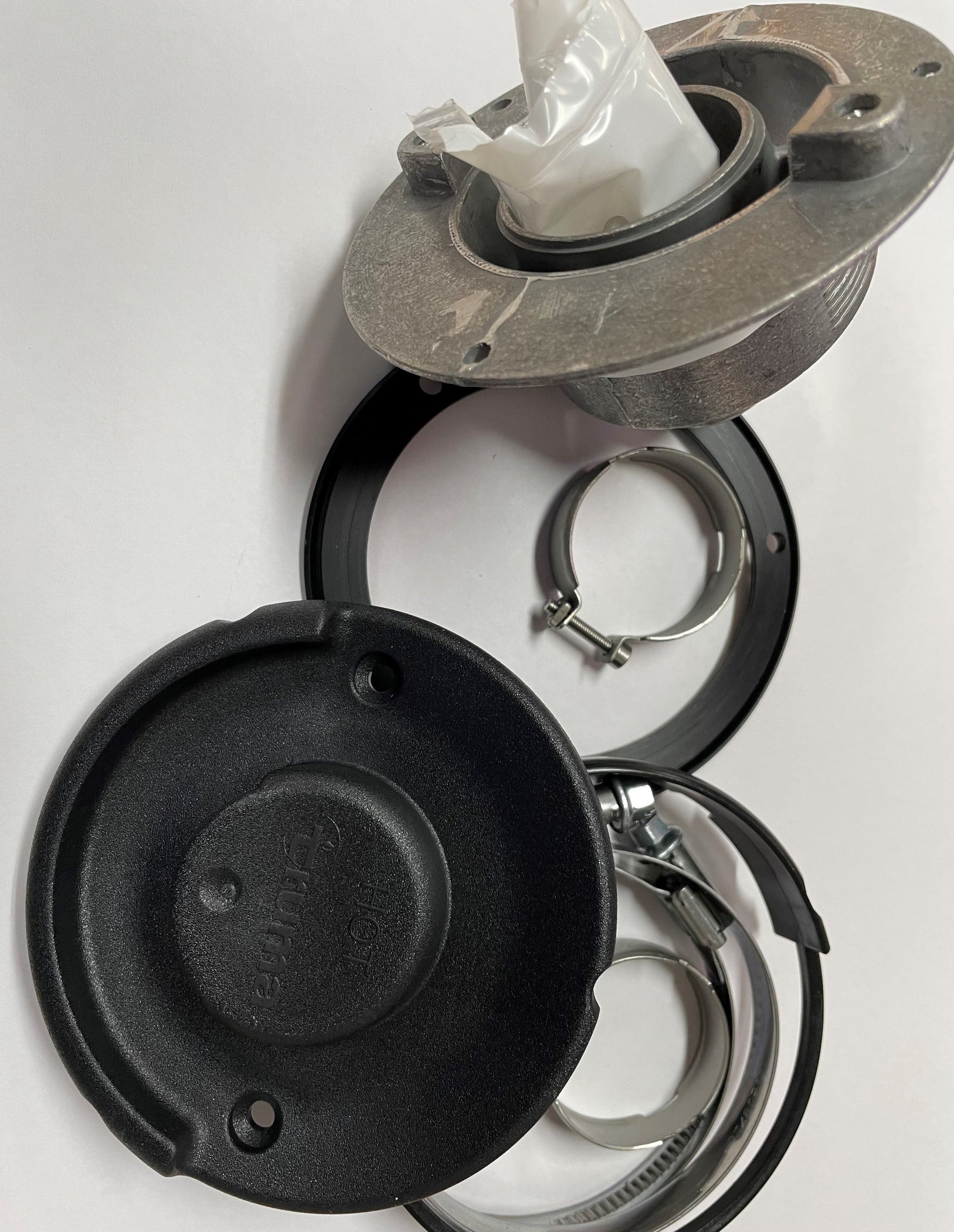 Truma Vario Exhaust Wall Cowl Housing Kit Black