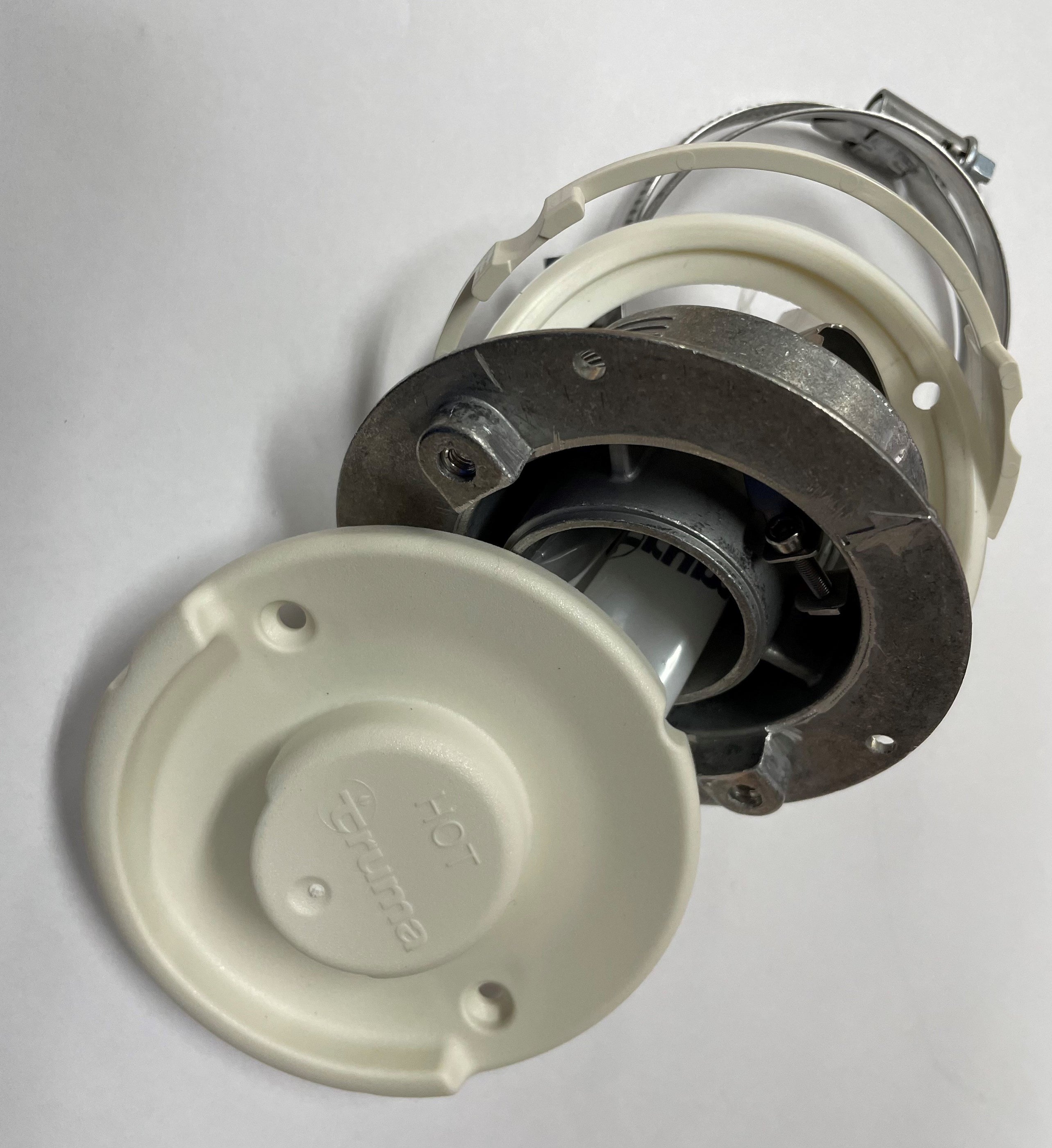 Truma Vario Exhaust Wall Cowl Housing Kit White