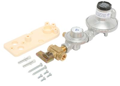 Bromic Adjustable LPG Regulator 2 Stage 250Mj/H With Manual Change Ove