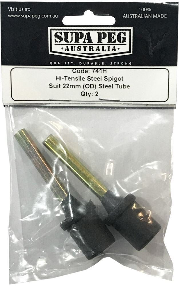 Spigot 50mm T/S 22.2 Tube 2Pk