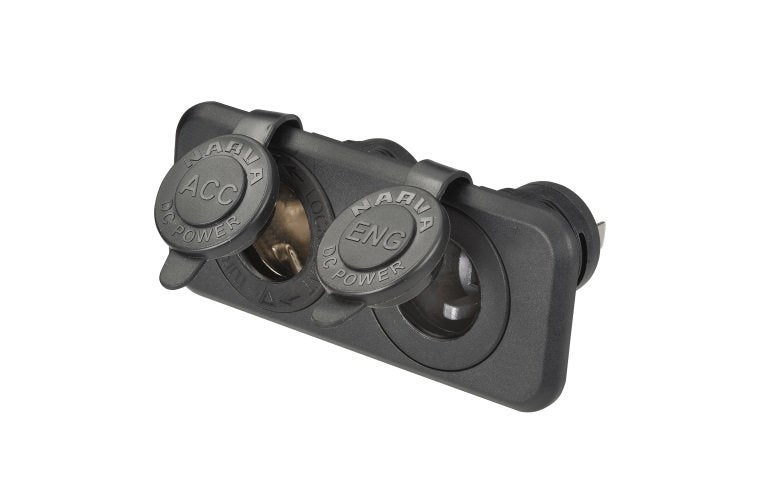 Narva Heavy Duty Flush Mount Twin Accessory/Engel Type Socket