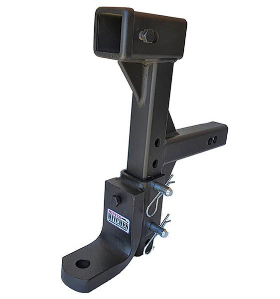 Mister Hitches Adjustable Ball Mount Multi-Use With Top Receiver - 3.5