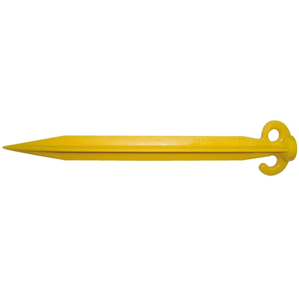 Plastic Tent Peg 490mm Yellow Polycarbonate