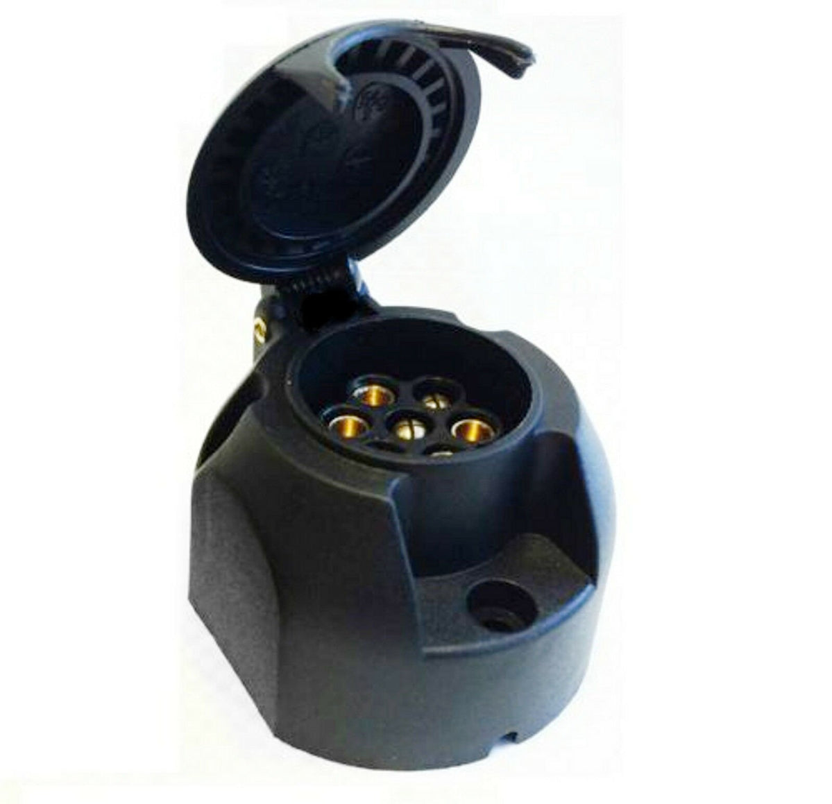 7 Pin Large Round Plastic Socket