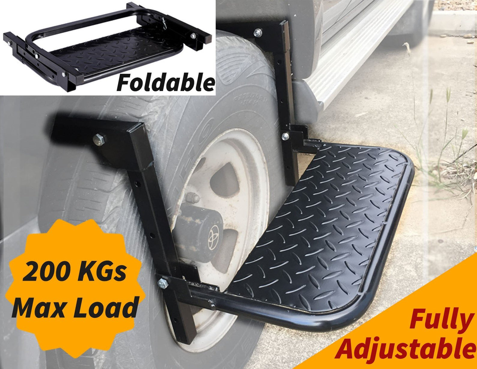 Wheel/Tyre Foot Step